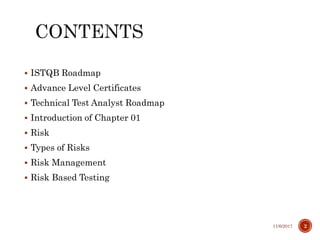 Technical Test Analyst - Introduction | PPTX