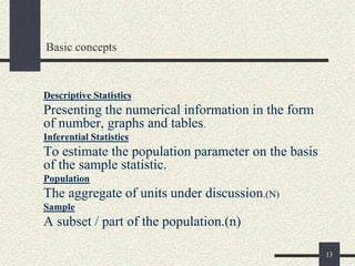 Meaning of statics and introduction to Biostatics | PPT