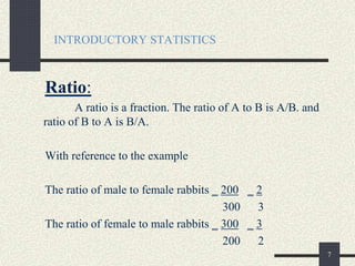 Meaning of statics and introduction to Biostatics | PPT