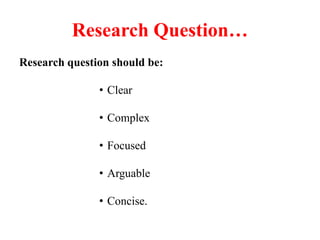 Lecture 1. Introduction of research | PPTX