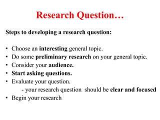 Lecture 1. Introduction of research | PPTX