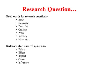 Lecture 1. Introduction of research | PPTX