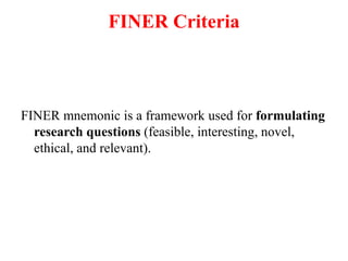 Lecture 1. Introduction of research | PPTX