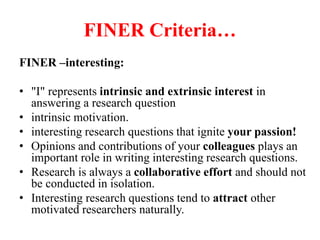 Lecture 1. Introduction of research | PPTX