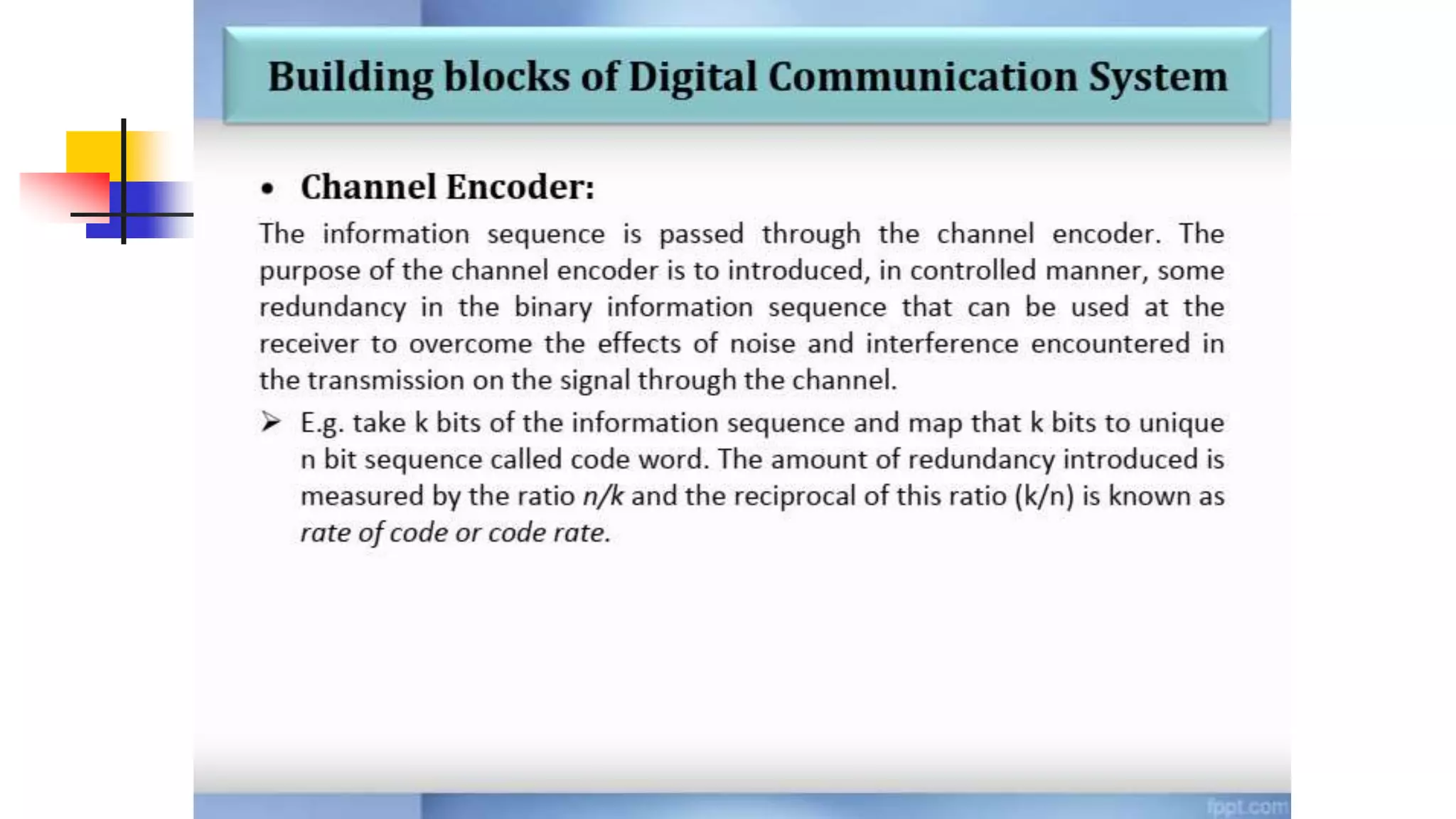 UNIT-1 Elements of Digital Communication | PPTX