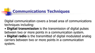 UNIT-1 Elements of Digital Communication | PPTX