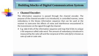 UNIT-1 Elements of Digital Communication | PPTX