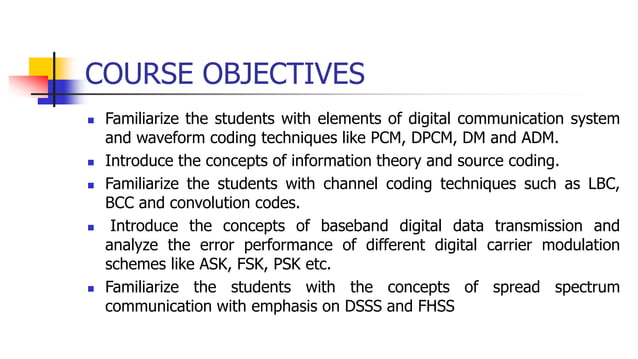 UNIT-1 Elements of Digital Communication | PPTX | Digital Audio ...