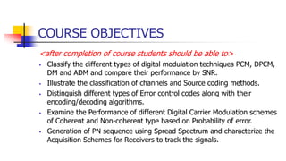 UNIT-1 Elements of Digital Communication | PPTX