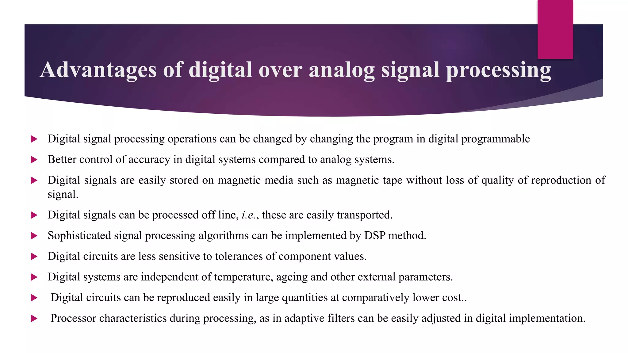 Digital Signal Processing Lecture 1 Pptx