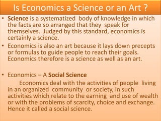 Fundamentals of Agricultural Economics | PPTX