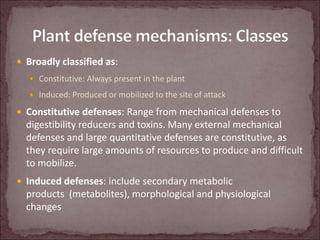 Plant disease and defense mechanisms | PPT
