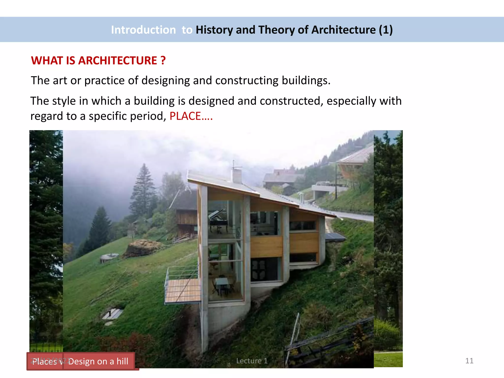 History of architecture 1 - Lecture-1.ppt