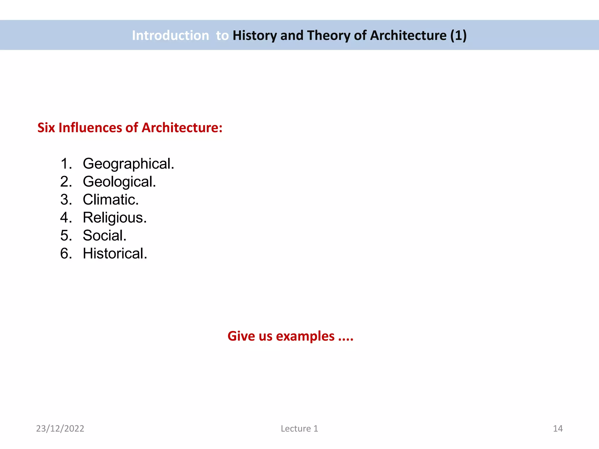 History of architecture 1 - Lecture-1.ppt