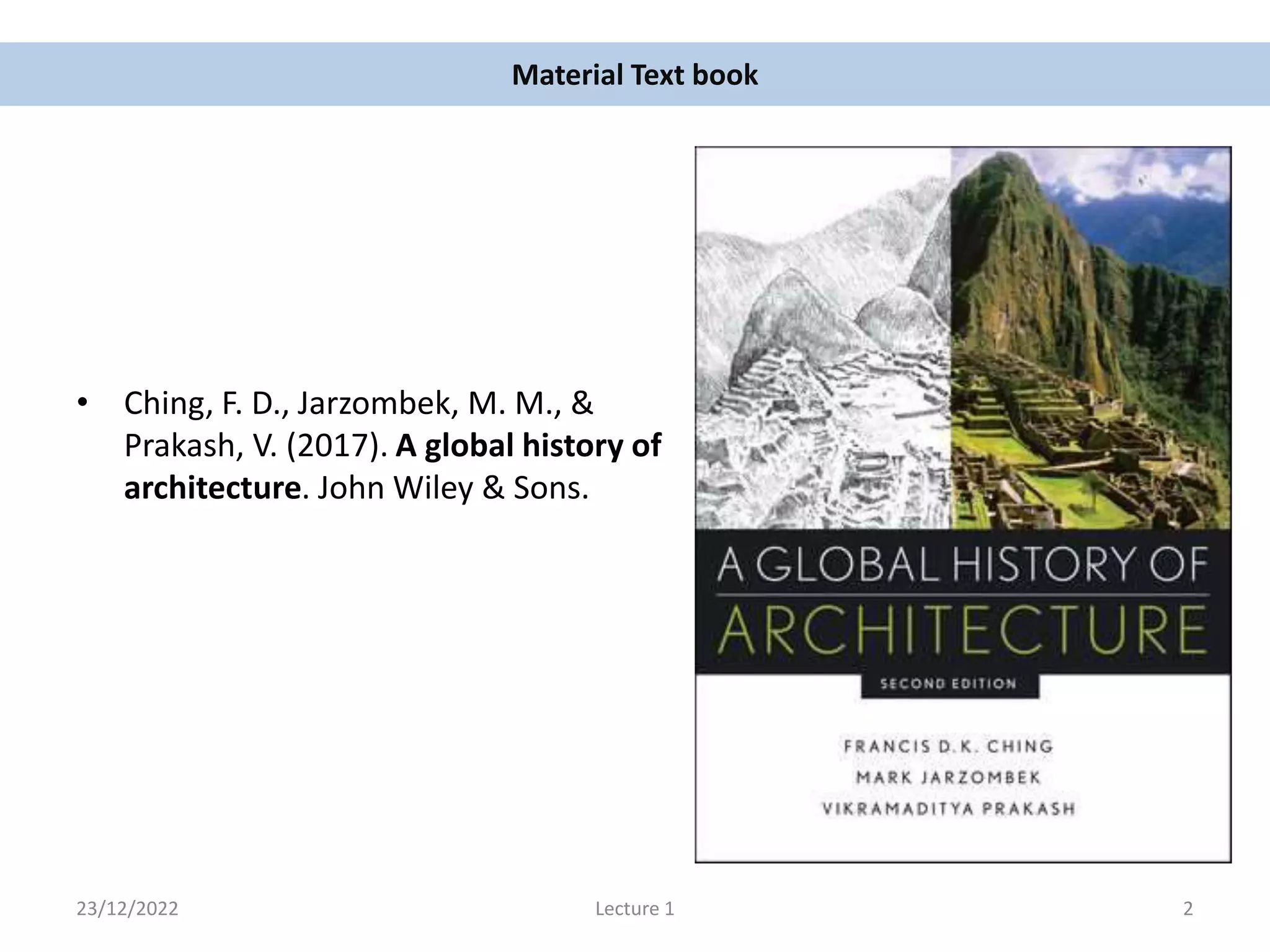 History of architecture 1 - Lecture-1.ppt