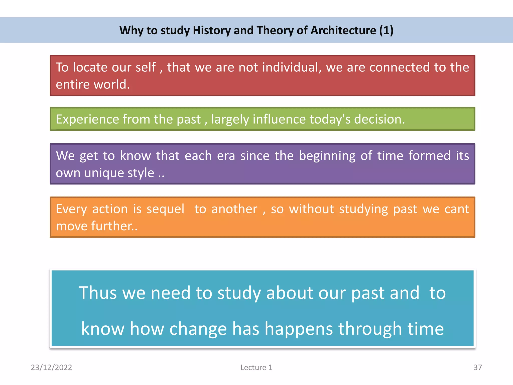 History of architecture 1 - Lecture-1.ppt