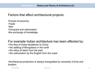 History of architecture 1 - Lecture-1.ppt