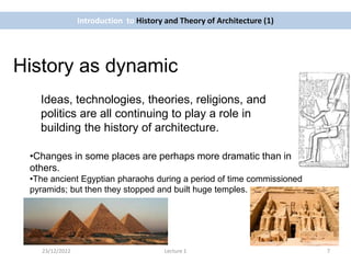 History of architecture 1 - Lecture-1.ppt