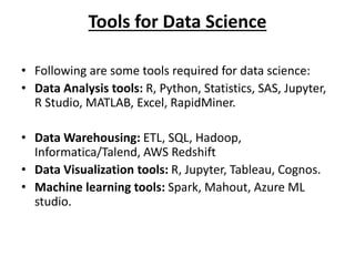 Data Science Introduction: Concepts, lifecycle, applications.pptx