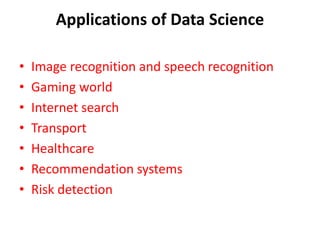 Data Science Introduction: Concepts, lifecycle, applications.pptx