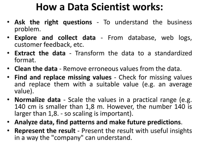 Data Science Introduction Concepts Lifecycle Applications Pptx