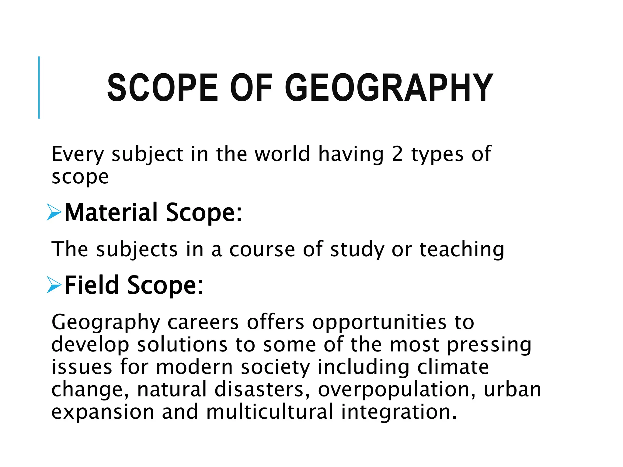 Definition, scope & purpose of Geography | PPT