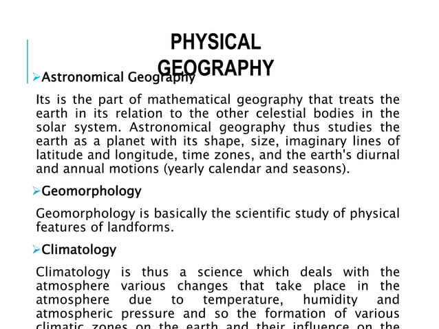 Definition, scope & purpose of Geography | PPT | Geography | Science