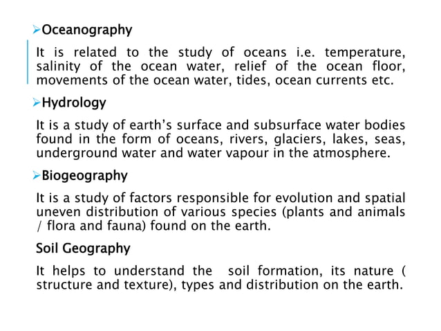 Definition, scope & purpose of Geography | PPT | Geography | Science