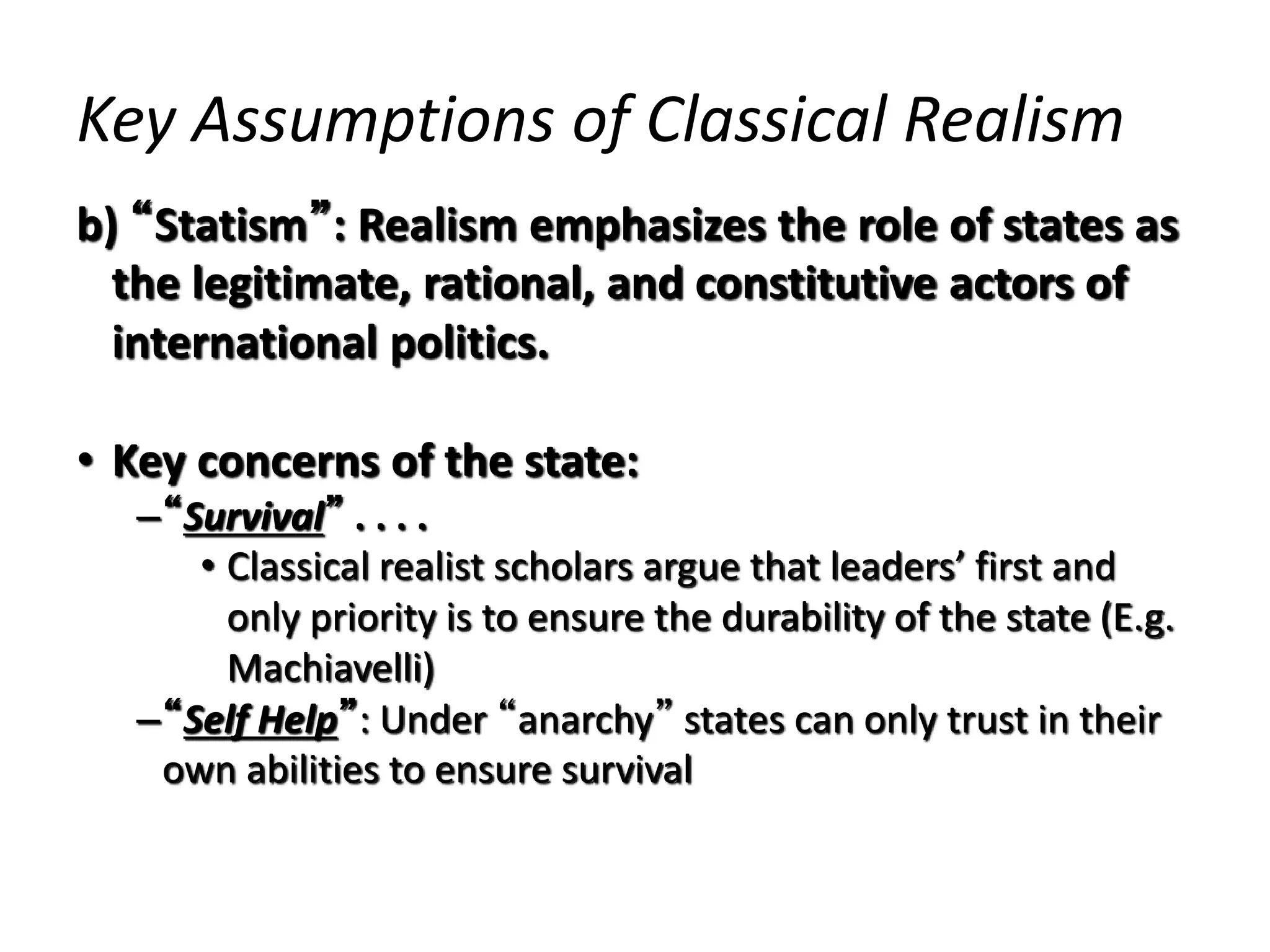 Theories of International Relations and it's details | PPTX