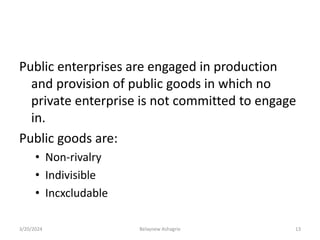 law of public enterprise lecture note- part one | PPTX