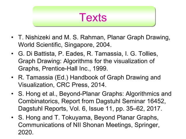 Lecture 1 Graph Drawing Minimization Ppt