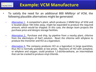 Introduction to Chemical Process Design and Simulation | PPT