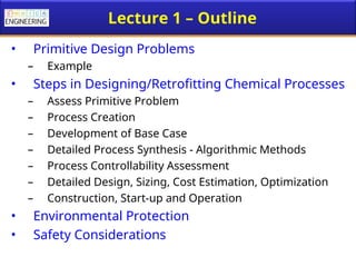 Introduction to Chemical Process Design and Simulation | PPT