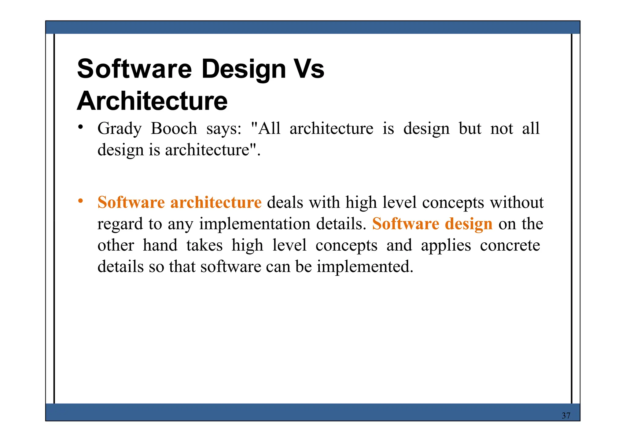 Software Design And Architecture Introduction | PPT