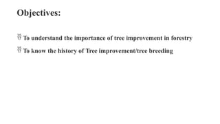 Introduction to For gen&Tree Improvement | PPT