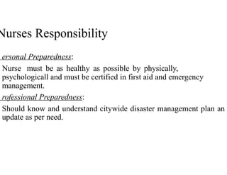 lecture-1. disaster nursing and types of disaster | PPTX