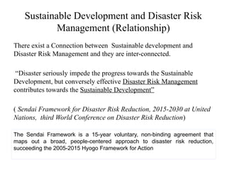 Sustainable Development & Disaster Risk Management | PPTX