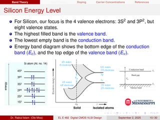 Semiconductor, Insulator and conductor slide | PDF