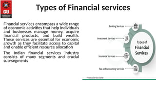 Financial services and types of financial services | PPTX