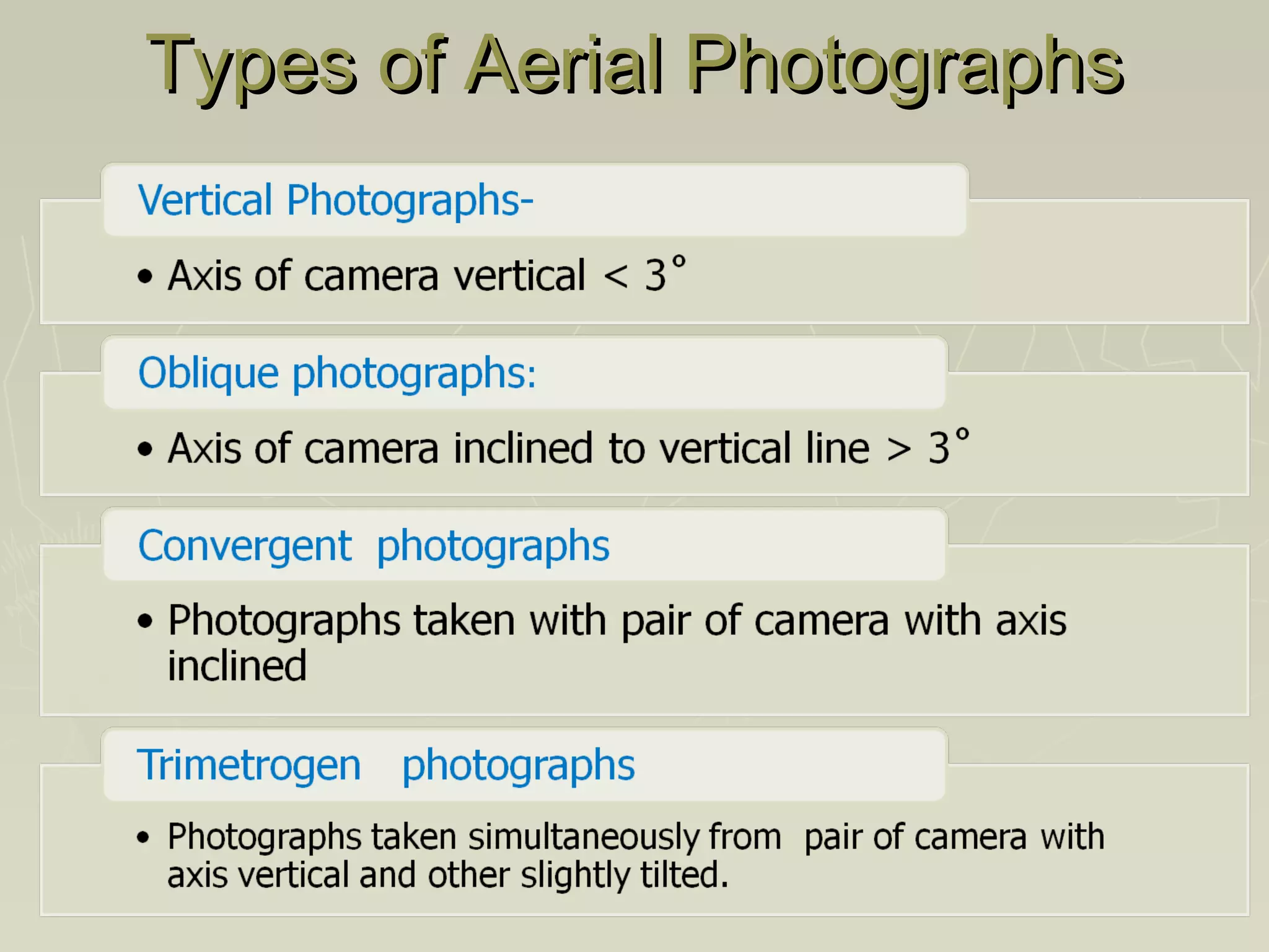 Lecture 1-aerial photogrammetry | PPT