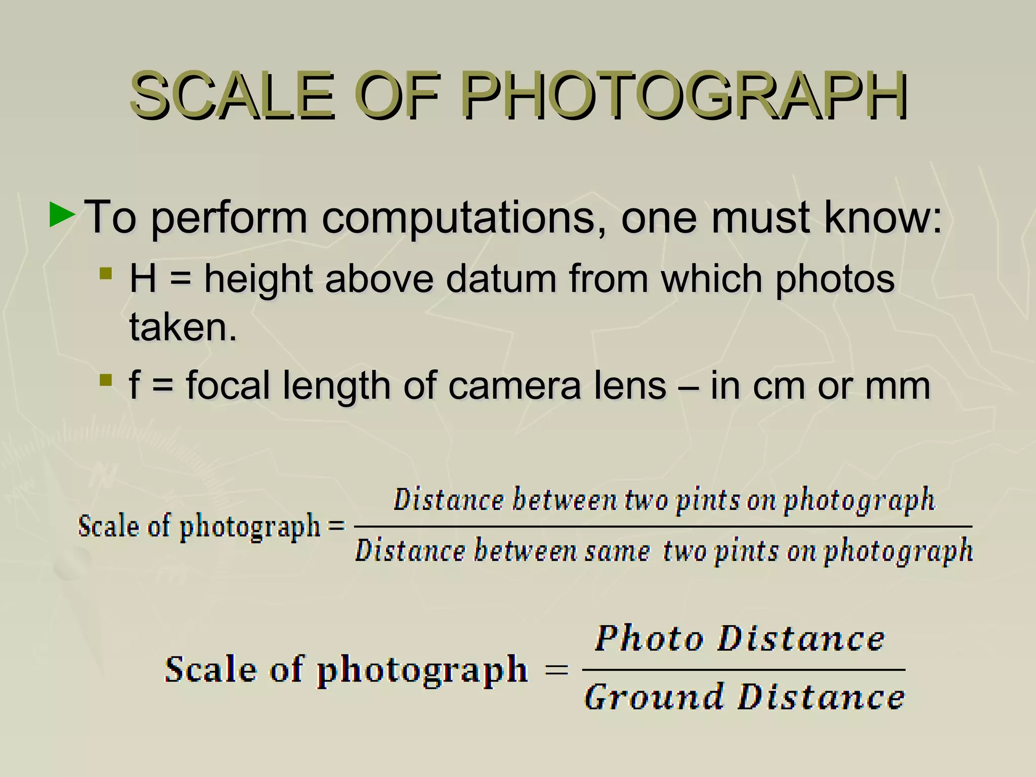 Lecture 1-aerial photogrammetry | PPT