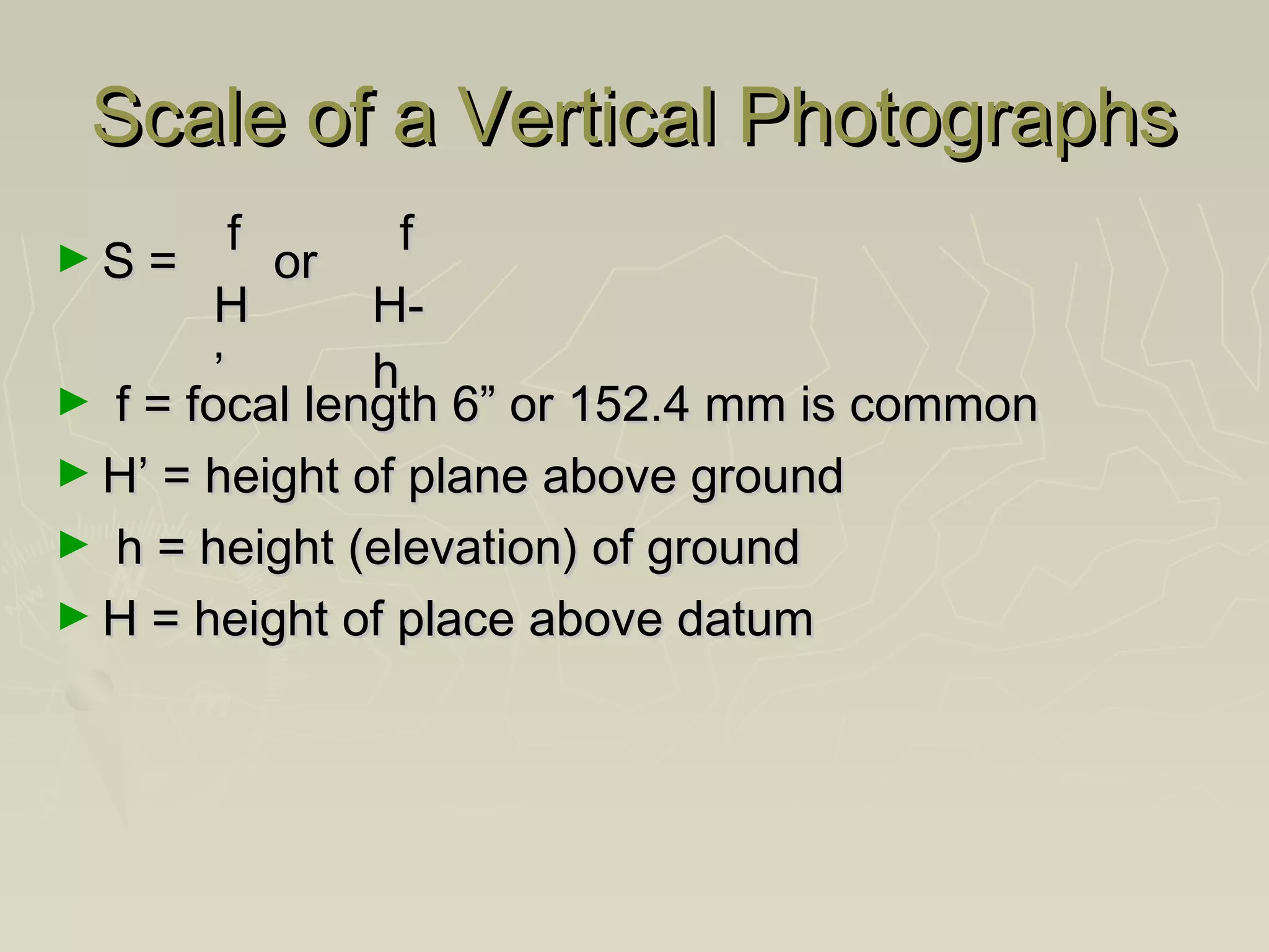 Lecture 1-aerial photogrammetry | PPT