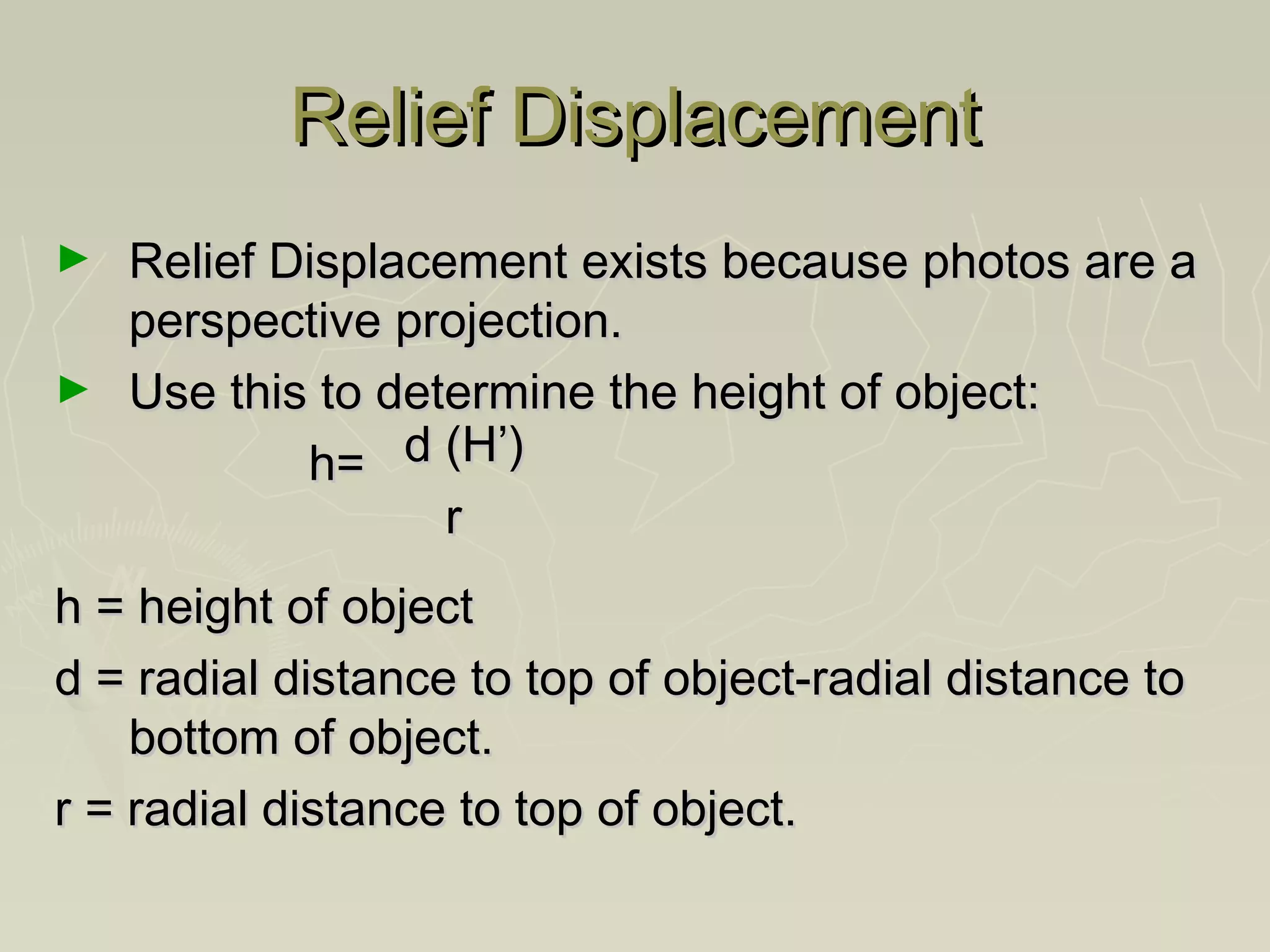 Lecture 1-aerial photogrammetry | PPT