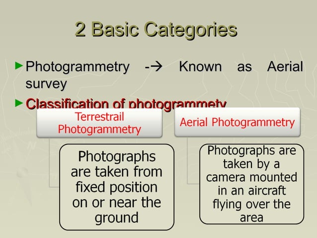 Lecture 1-aerial photogrammetry | PPT | 3-D Graphics | Computer Software and Applications