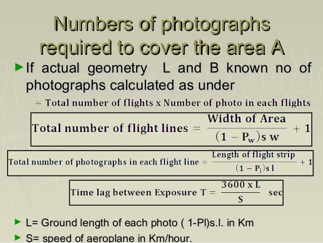 Lecture 1 Aerial Photogrammetry