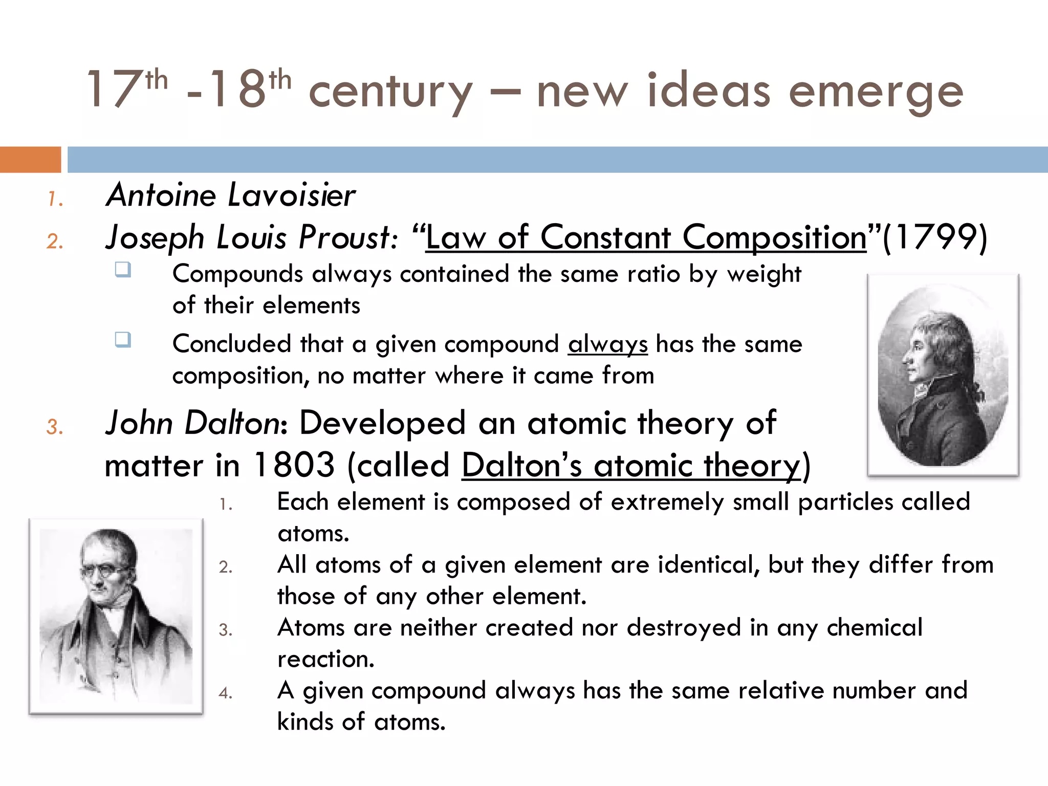 Lecture 1 Atoms, Atomic Theory, Elements, Intro To Symbols And Formulas ...