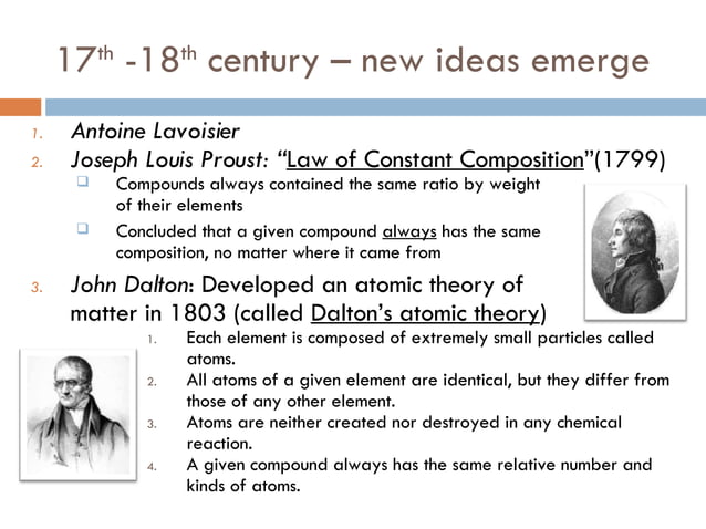 Lecture 1 Atoms, Atomic Theory, Elements, Intro To Symbols And Formulas ...