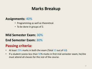 Lecture 1-cs648 | PPT