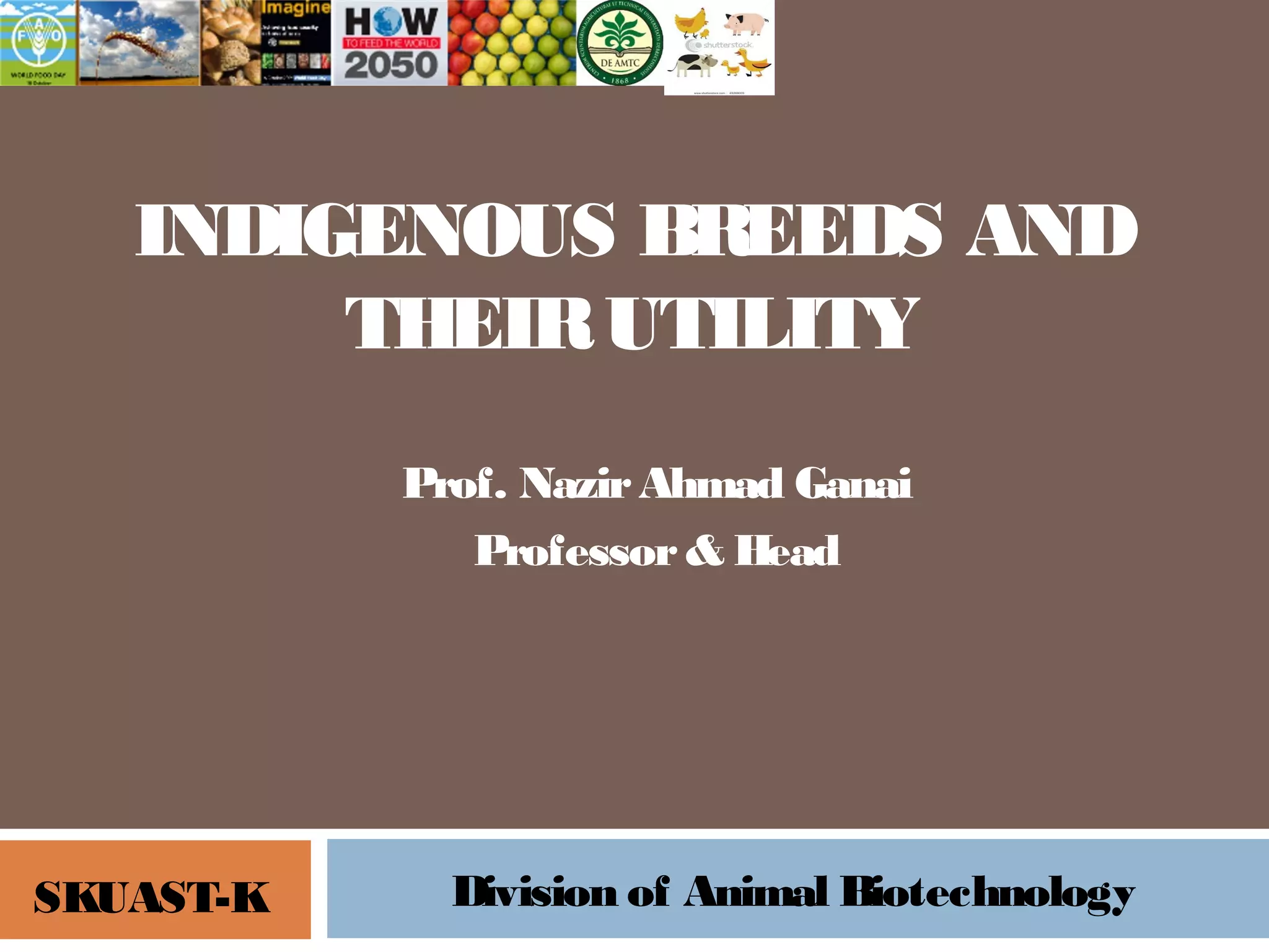 indigenous breeds and their utility | PPT