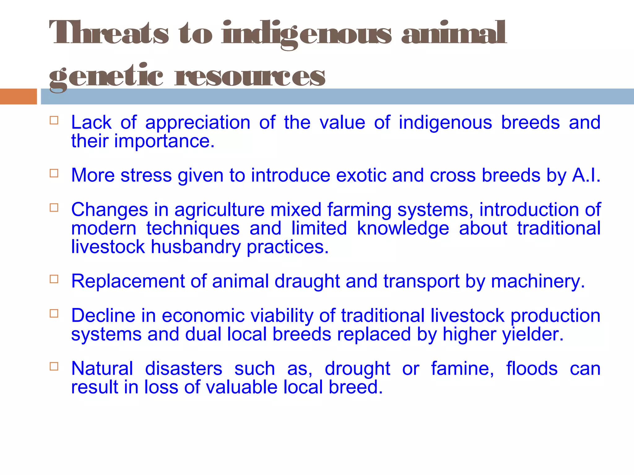 indigenous breeds and their utility | PPT